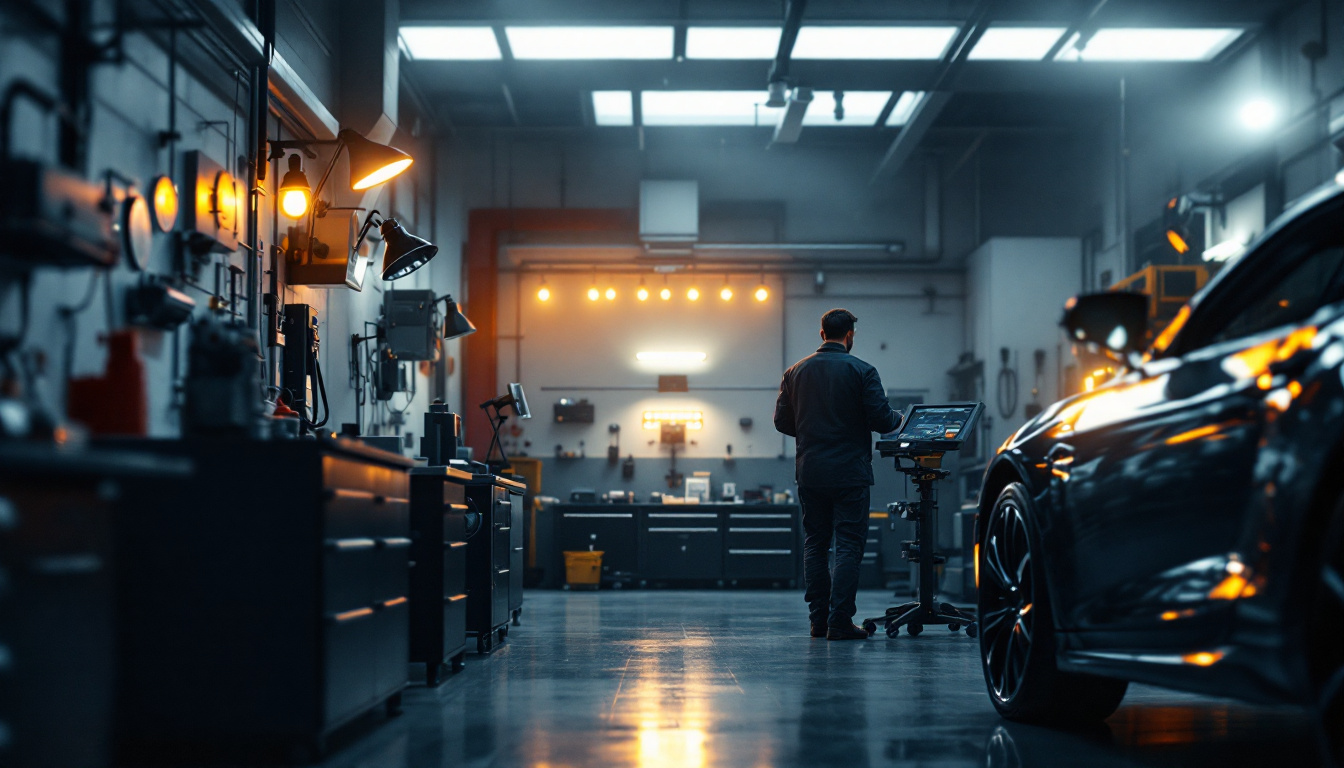 Automotive Shop Wall Lights: Lighting Explained - PacLights