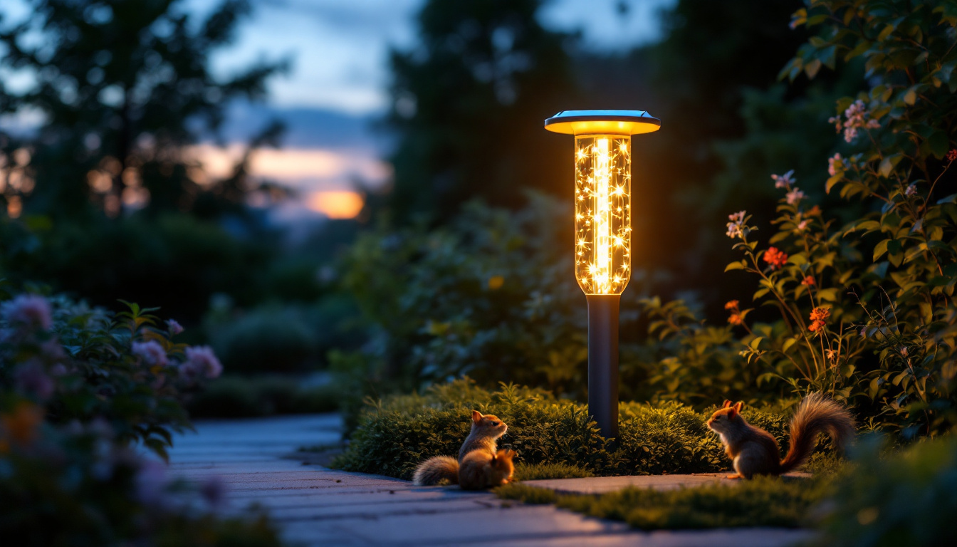 Outdoor Solar Power Led Squirrel Lamp Post: Lighting Explained - PacLights