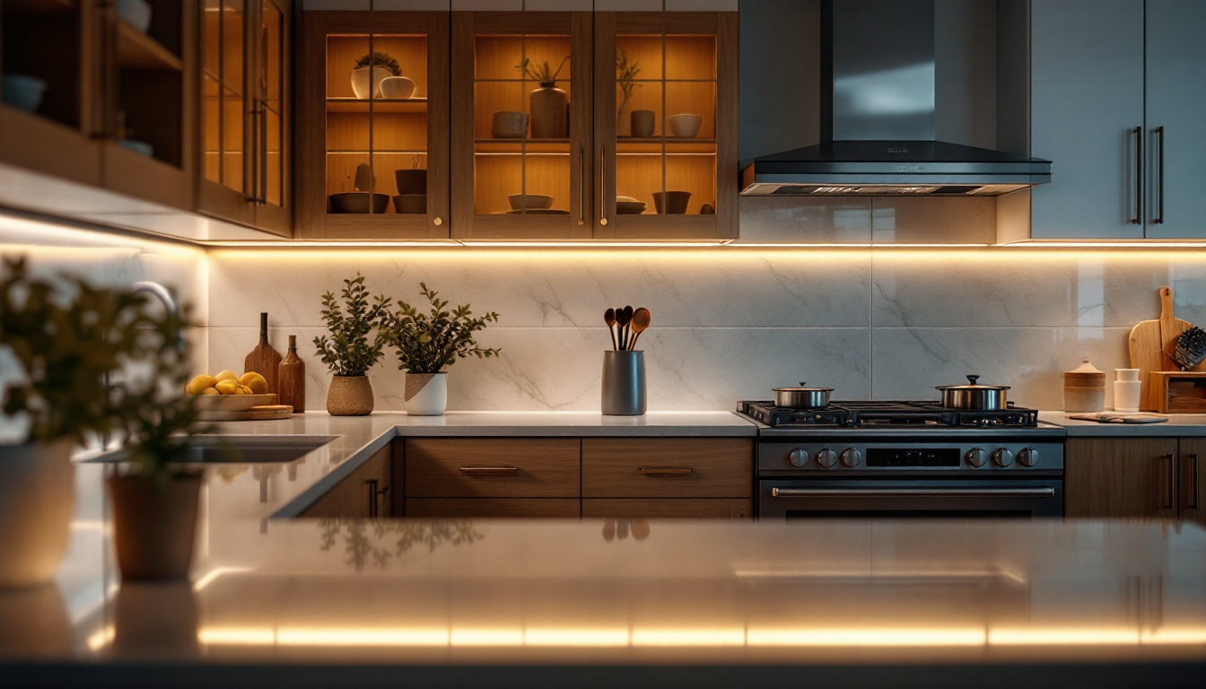 Led Tape Under Cabinet Lighting: Lighting Explained - PacLights