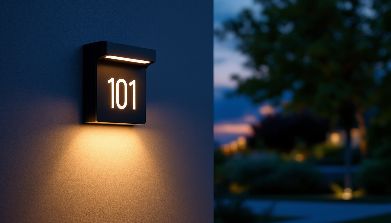 Outdoor Led House Number Light: Exploring the Technical Aspects in ...