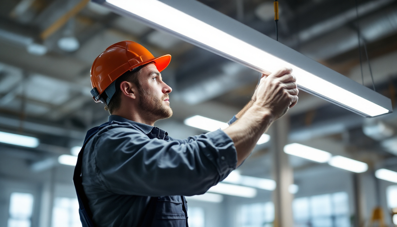 Install Fluorescent Light Fixture: Considerations for Large-Scale ...