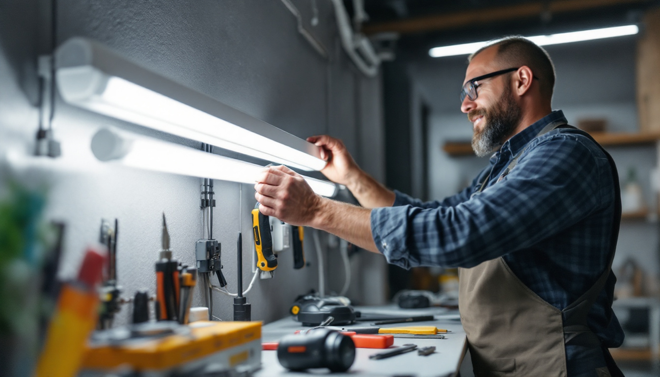Fluorescent Light Lights With Hand: Essentials, What Every Electrical ...