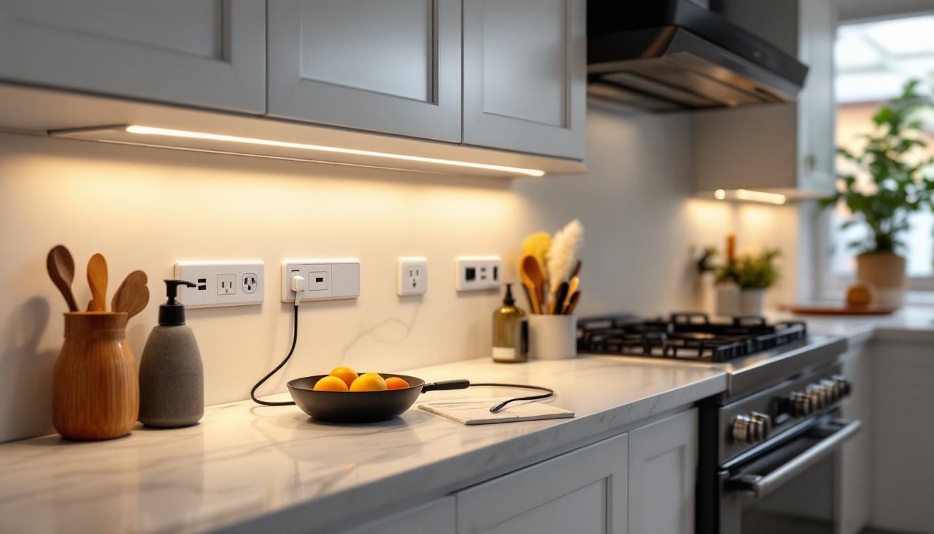 Under Cabinet Lighting With Outlets And Usb: Electrical Engineers ...