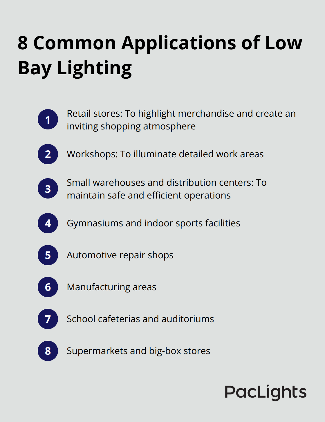 How to Choose the Best Low Bay Lighting for Your Space - PacLights